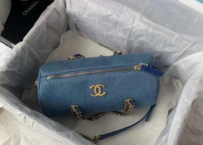 Cina La borsa a catena del denim d'annata del punto, secchio del cilindro di Famale insacca tutte le stagioni in vendita