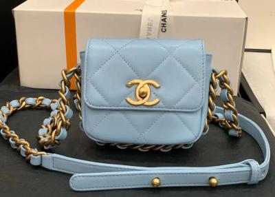 Cina Progettista blu molle Bag, borse delle signore della bustina della chiusura di Bolt piccole in vendita