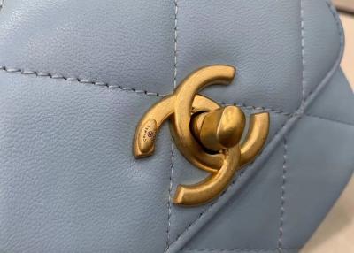 Cina Progettista blu molle Bag, borse delle signore della bustina della chiusura di Bolt piccole in vendita