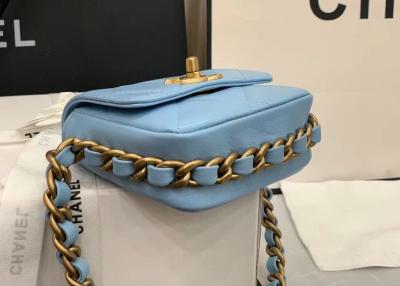 Cina Progettista blu molle Bag, borse delle signore della bustina della chiusura di Bolt piccole in vendita