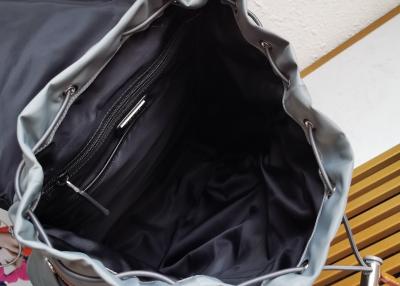 Cina Zaino di lusso di marca dell'albicocca di cuoio di Saffiano con le tasche multiple in vendita