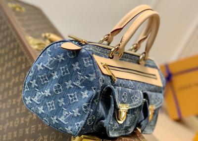 Cina Denim che stampa lunghezza di lusso alto Capicity di LV M44466 30cm della borsa delle donne in vendita