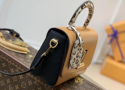 China Leopard, der Länge LV M58546 der Torsions-kleine Handtaschen-18cm druckt zu verkaufen