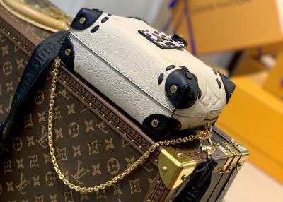 Cina Autunno minuta della stampa 2021 del leopardo della borsa di LV M58518 Malle Souple del quadrato in vendita