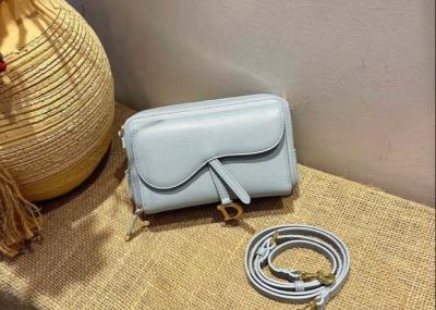 Cina cinghia regolabile di capacità di cuoio di Caro Double Hand Bag Super di lunghezza di 19cm in vendita
