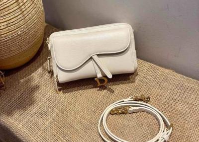 Cina cinghia regolabile di capacità di cuoio di Caro Double Hand Bag Super di lunghezza di 19cm in vendita