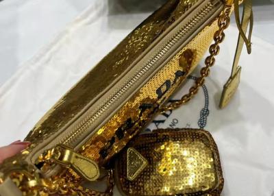 Cina Borsa della tracolla del corpo inter- del ricamo degli zecchini di Blingbling ampia in vendita