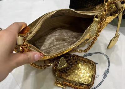 Cina Borsa della tracolla del corpo inter- del ricamo degli zecchini di Blingbling ampia in vendita