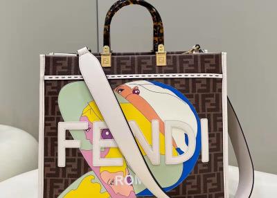 Cina Spalla astratta Tote Bag For Lady di progettazione una del modello di capacità elevata in vendita