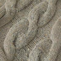 China Men's 100% wool fancy yarn cable pullover for sale