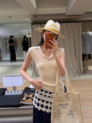 China Women's 100% long stable cotton sleeveless pullover for sale