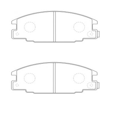China D4029 Disc Brake Pads Isuzu Faster Rodeo Pickup Tfr D363 Non Asbestos Brake Shoes for sale
