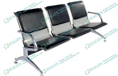 Cina Mobilie rivestite di plastica dell'ospedale, sedia aspettante di Seater del cuscino 3 dell'unità di elaborazione in vendita