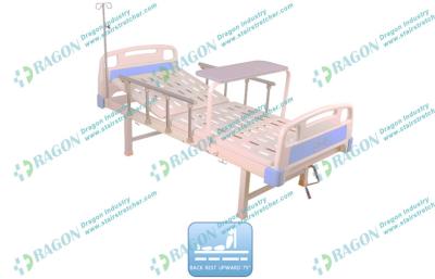 Cina Letti di ospedale manuali del gancio ICU di drenaggio con una funzione, letto regolabile medico in vendita
