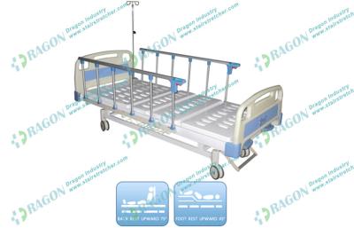 Cina Il letto di ospedale manuale multifunzionale con accompagna i coni retinici della vite 2pcs e della sedia in vendita