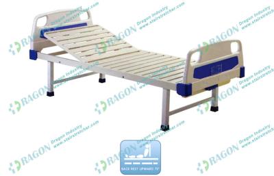 Cina Letto di ospedale manuale d'acciaio laminato a freddo regolabile per gli anziani con una funzione in vendita