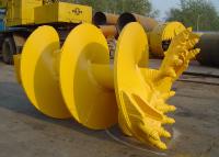 China Diameter 400mm Hydraulic Auger Bits Without Leading Edge for sale