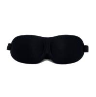 China Lightweight Polyester Adjustable 3D Eye Sleeping Mask 500pcs MOQ Custom for sale