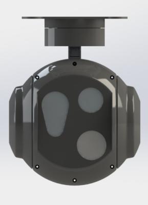 China Small Size Adaptable EO/IR Tracking UAVs Gimbal With 1.5km LRF for sale
