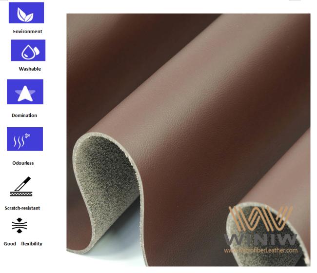 scratch-resistant sofa leather from china washable 
