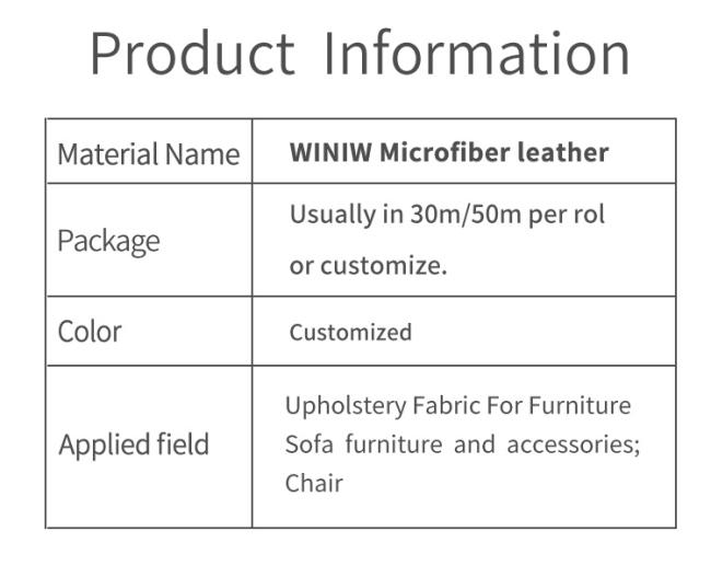 Artificial Leather Microfiber PU Synthetic Suede Fabric For Sofa Upholstery 