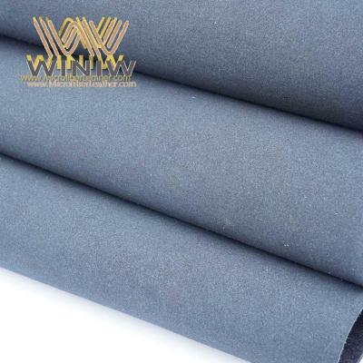 China Velvet Suede Leather Upholstery Fabric Nonwoven Peeling Resistant Embossed for sale