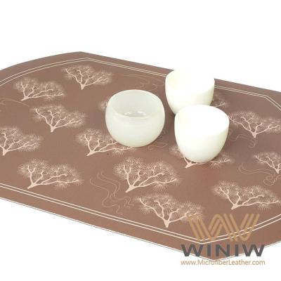 Cina Faux di qualità superiore operato Mats For Tabletop Protection di cuoio in vendita