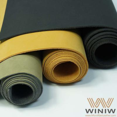 Cina Materiale di cuoio artificiale rispettoso dell'ambiente di Microfiber Nubuck in vendita
