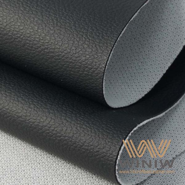 Automotive Upholstery Faux Microfiber PU Leather Breathable Eco friendly