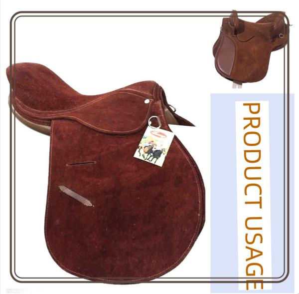 Good Elastic Faux Microfiber Suede Leather For Horse Saddles