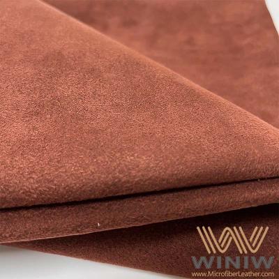 Cina Pelle scamosciata Microfiber del Faux di colore del cioccolato di cuoio per le selle del cavallo in vendita
