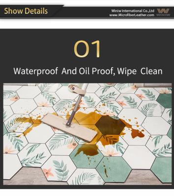 China Luxe veganistisch bio-gebaseerd leer Automotive leer Te koop