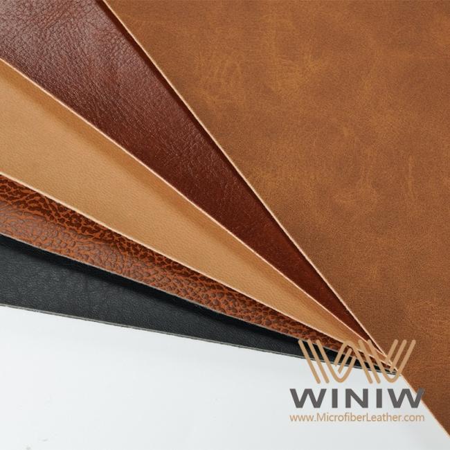 Fake Leather Fabric Polyurethane Leather  Labels Making Material