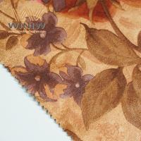 China Scratch Resistant Microfiber PU Material Faux Leather Sofa Fabrics for sale