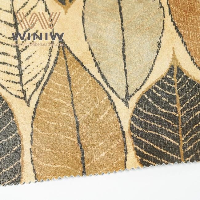 Skin-Friendly Microfiber Leather Faux Leather Upholstery Materials For Sofas