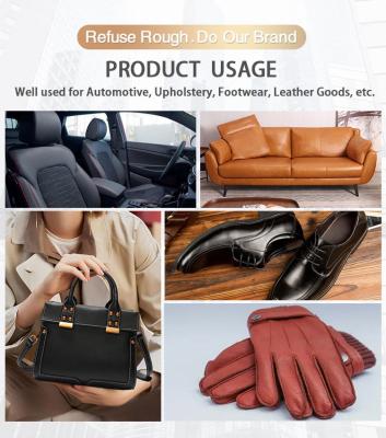 China 0.5mm Thick Colorful & Smooth Synthetic PU Gloves Leather Fabric for sale