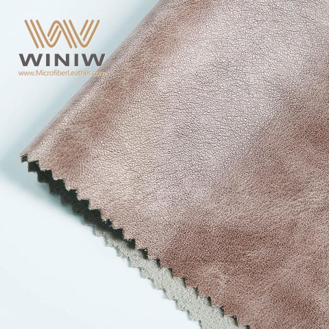 Stylish Microfiber Synthetic Leather Material For Garments Making 