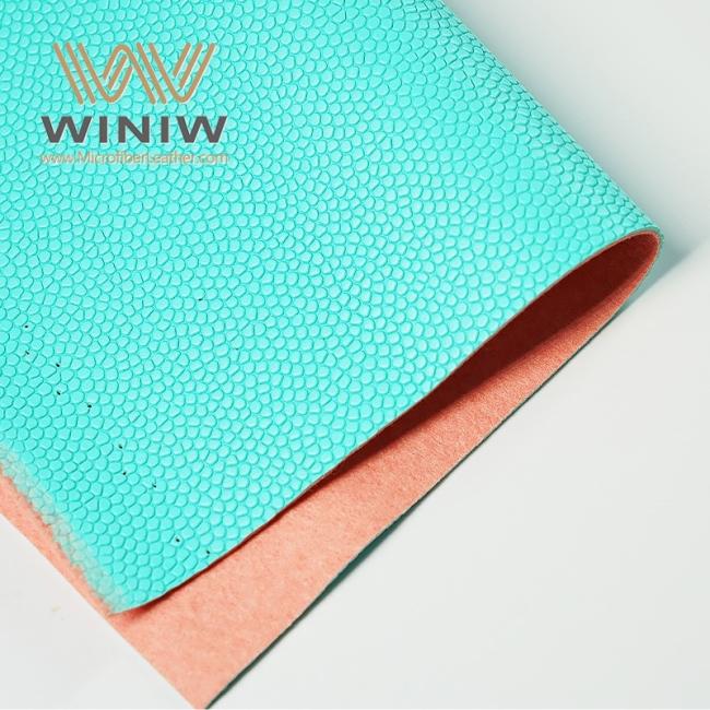 High Tearing Synthetic Leather PU Fabric Vegan Material For Basketball