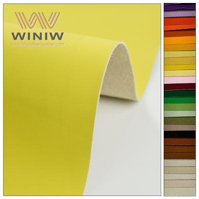 China 0.6mm vervaagingsbestendige PU vinylstof voor het maken van cosmetische cadeaubon Te koop