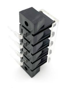 Blocchetti terminali 78RM - 13,0 750V 40A 2P della barriera di PA66 UL94V-0 - 24P 78R - 13,0