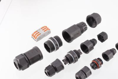 China IP67 Waterproof Electrical Connector For Cable Connections 1500V Withstand Voltage for sale