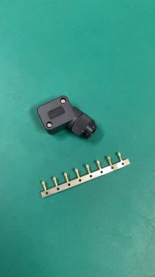 中国 Fast 9PIN Servo Motor Connector Panel Mount Crimp/Solder Type AWG18-24 1000M Insulation Resistance 販売のため