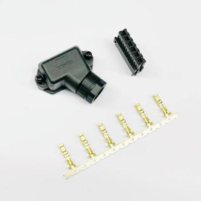 China Yaskawa SM-J17s SM-J27S SM-J37S JZSP-C7M9-1-E SM-J17S-06FMH-7KL-M-CF 6P Power Servo Motor Connector for sale