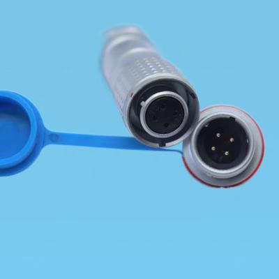 China Quickly Assembly 6 Pin Servo Connector / Outside Electric Cable Connector for sale