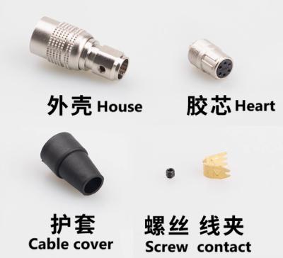 China Hikvision HR10A-7P-6S Servo Motor Connector 1000V Panel Mount for sale