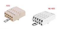 China White 10PIN LED Light Connector 450V 24A Plastic Insert for sale