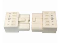 China LED Light Connector 5PIN 7PIN 450V 16A White Insert for sale