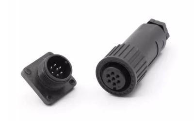 China 7-Pin 4-Pin Servo Motor Connector with 1000V Rating for Proportional Valve Applications for sale