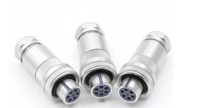 China Servo Motor Connector with Operating Temperature -40℃ to +105℃ for Industrial Automation and 18-24 AWG Wire Diameter 3-12 for sale