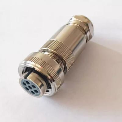 China Servo Motor Connector with Operating Temperature -40℃ to +105℃ for Industrial Automation and 18-24 AWG Wire Diameter 3-12 for sale